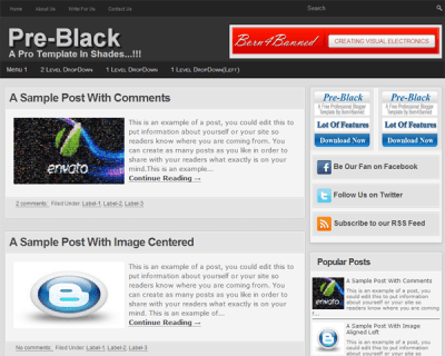 Facebook Profile: A Free Premium Responsive Blogger Template - EXEIdeas ...