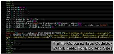 Simple EXE-Code Box With Double Colour And Line No For Blog And Site ...