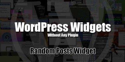 Add Random Posts Widget In WordPress Without Any Plugin - EXEIdeas – Let's Your Mind Rock