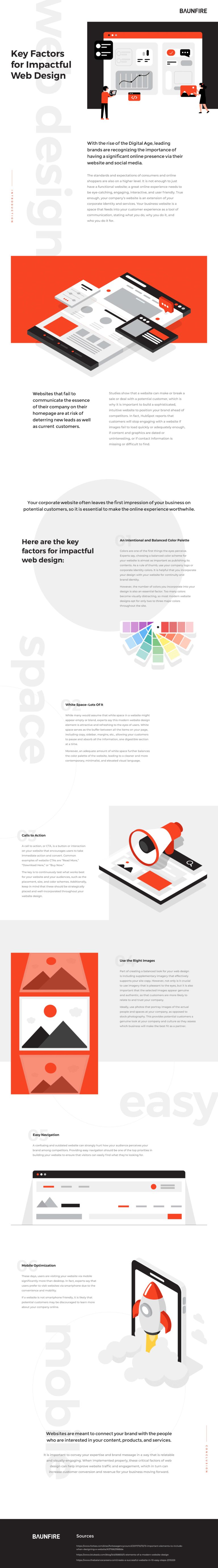 Key Factors For Impactfull Web Design – Infographics - EXEIdeas – Let's Your Mind Rock