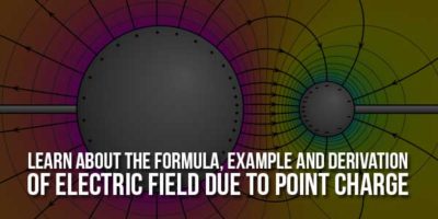 Learn About The Formula, Example And Derivation Of Electric Field Due ...