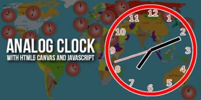 Create Analog Clock Widget With HTML5 Canvas And JavaScript - EXEIdeas – Let's Your Mind Rock